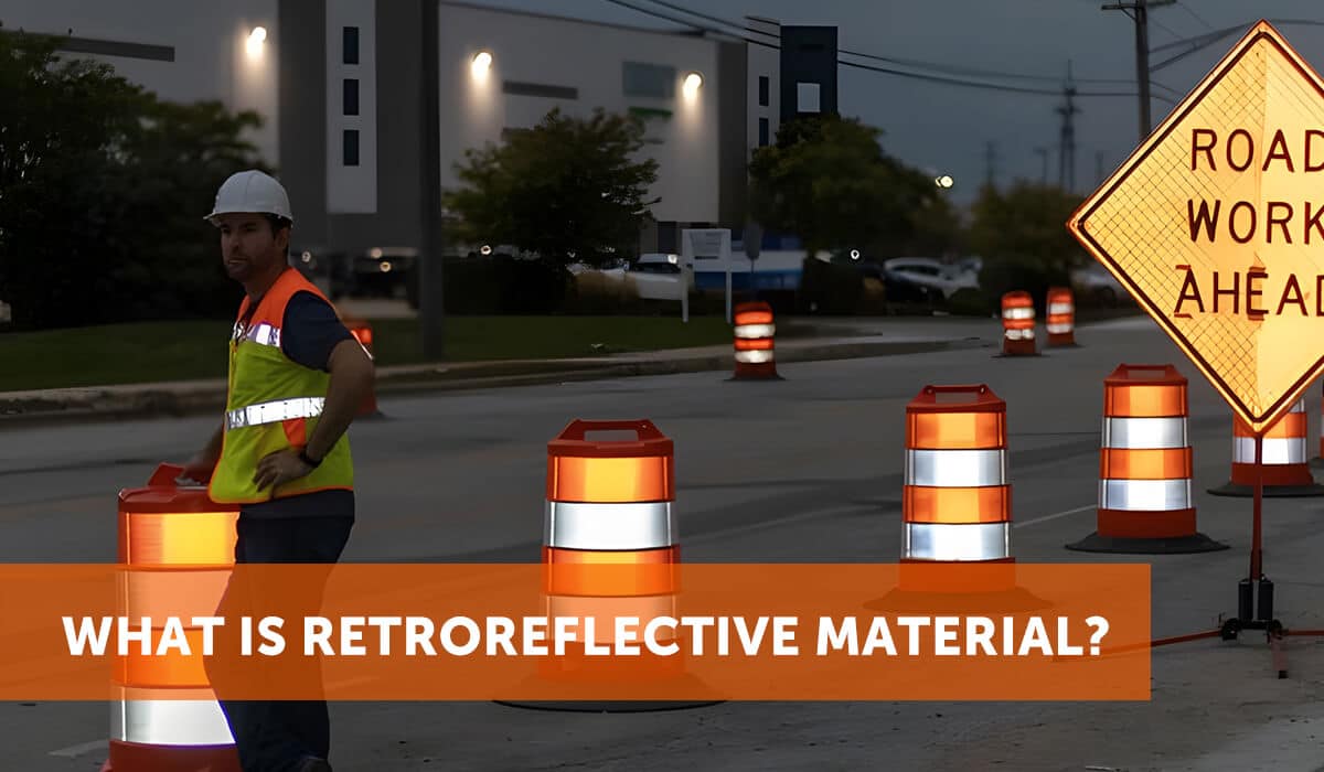 What is retroreflective material?